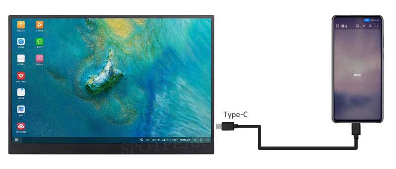 Raspberry Pi 14 inch Monitor TypeC/HDMI Display 14inch Screen 1920x1200 ...