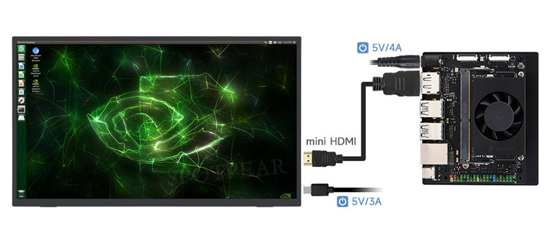 Raspberry Pi 18.5 inch Monitor TypeC/HDMI Display 18.5inch Screen ...