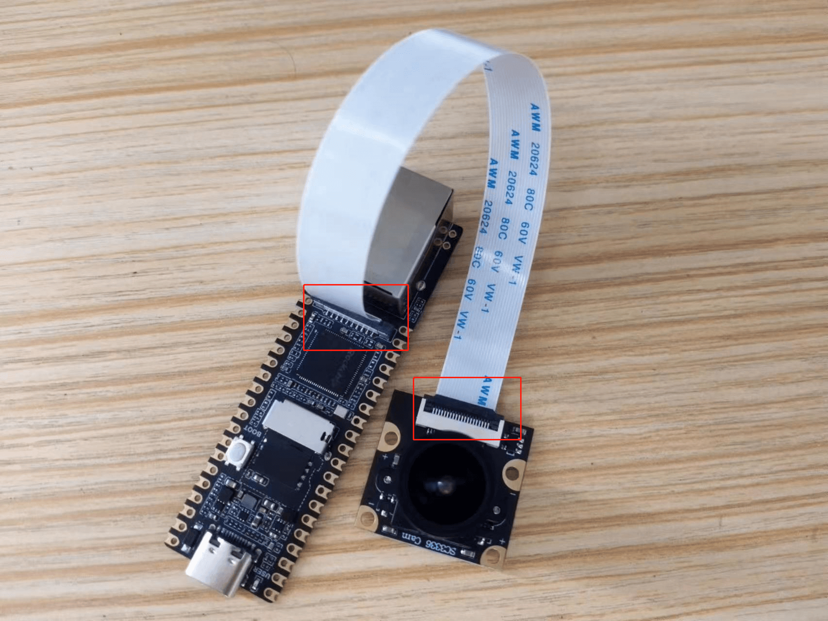 1] Make sure the camera is properly connected to the hardware, and then ...